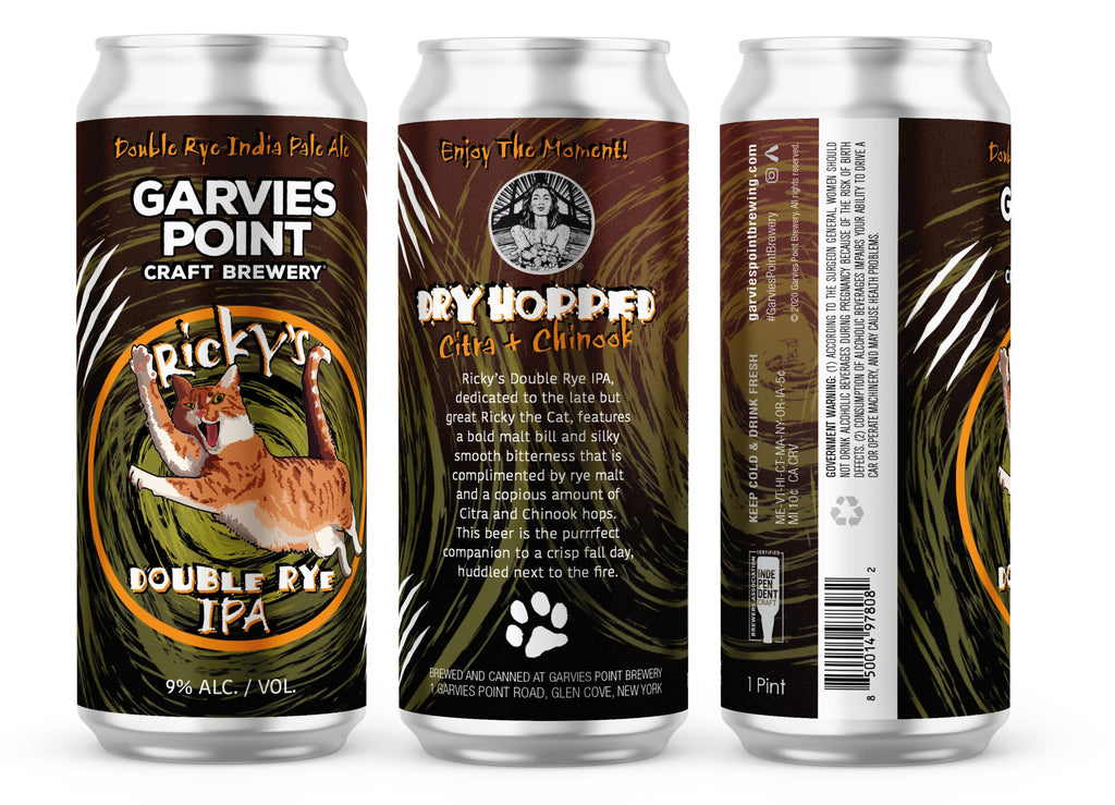 RICKY'S RYE DOUBLE RYE IPA – garviespointbrewery